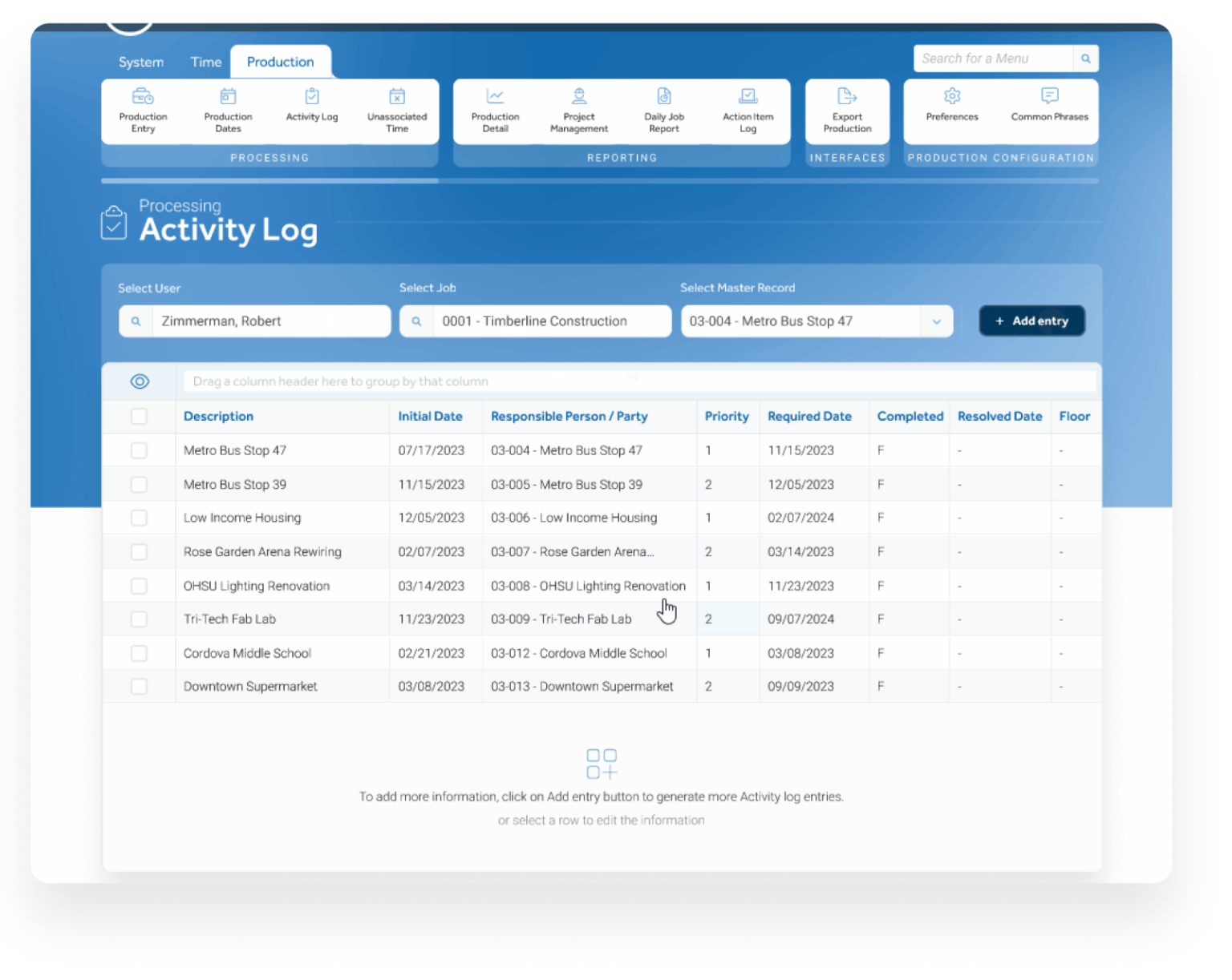 Production Tracking – AL Mobile | Tracking Software